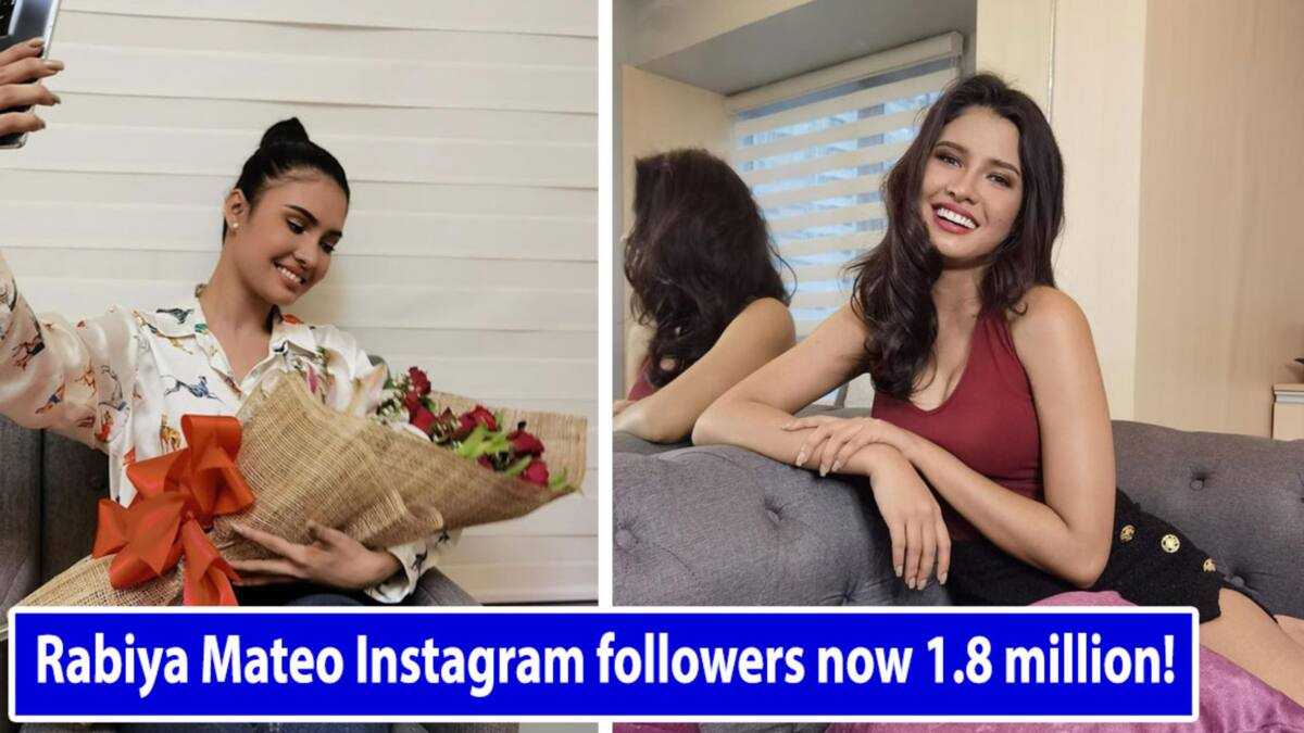 Rabiya Mateo, 1.8 million followers na sa Instagram; nagpasalamat sa ...