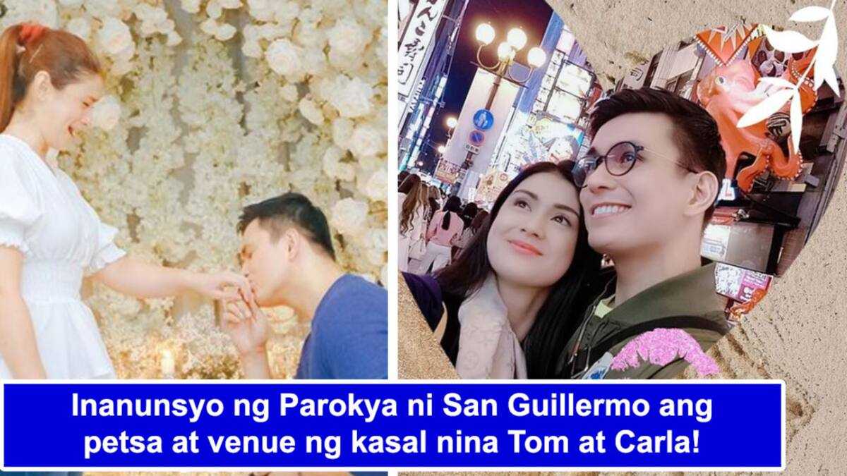 Petsa at venue ng kasal nina Tom Rodriguez at Carla Abellana, ipinost ...