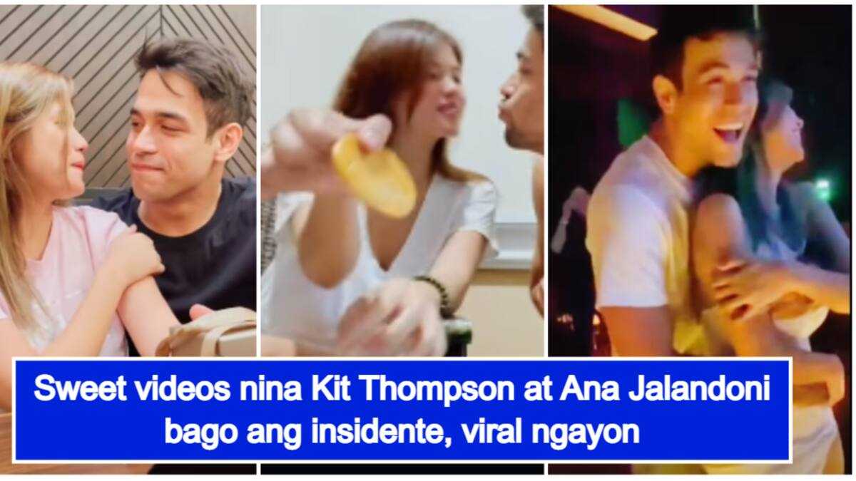 Videos of Kit Thompson and Ana Jalandoni's sweet moments resurface ...