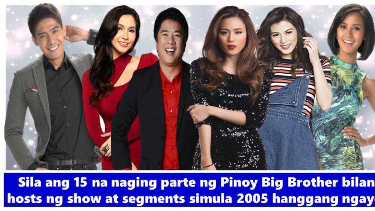 15 Celebrities na naging host ng Pinoy Big Brother through the years ...