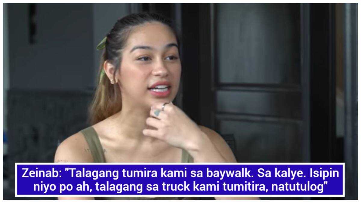 Zeinab, sa dinanas na hirap noon; "Talagang tumira kami sa baywalk, sa ...