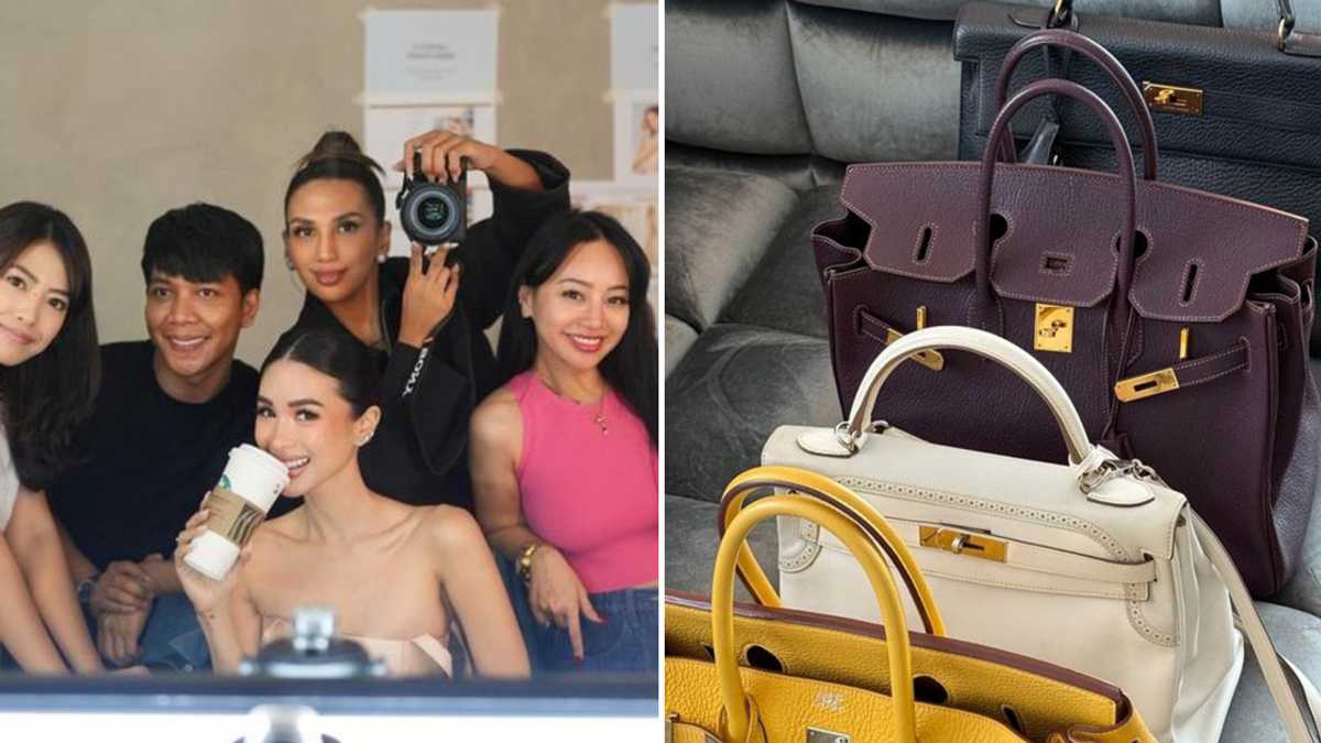 Heart Evangelista, nagmistulang sosyal na Santa Claus; binigyan ng Hermes bags mga miyembro ng ...