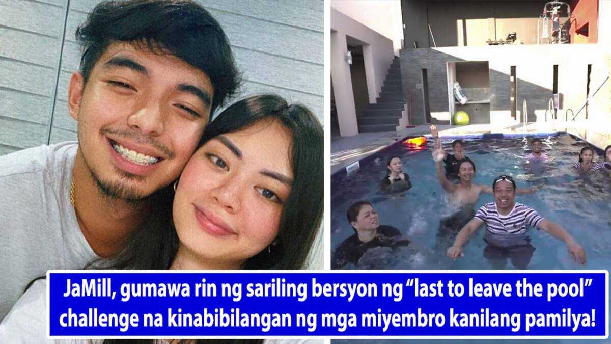 JaMill, gumawa ng sariling “last to leave the pool challenge” matapos ...