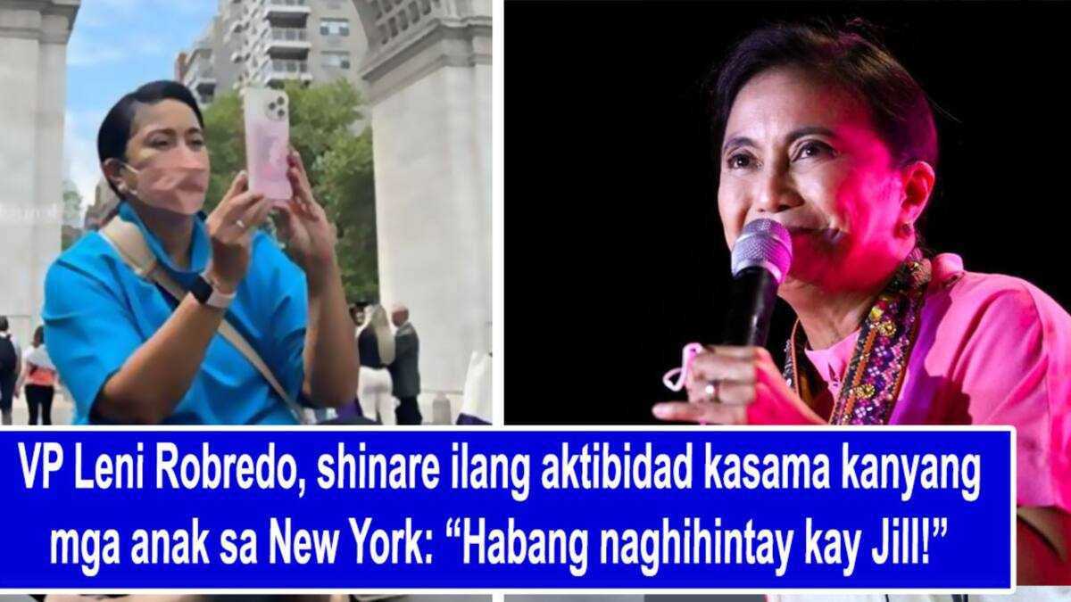 VP Leni Robredo, shinare ilang aktibidad kasama kanyang mga anak sa New ...
