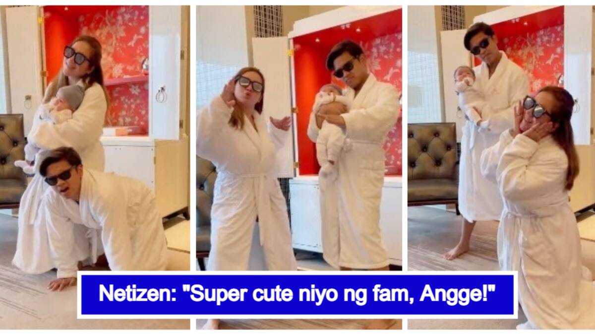 Angeline Quinto posts adorable reel with Nonrev Daquina and baby Sylvio ...