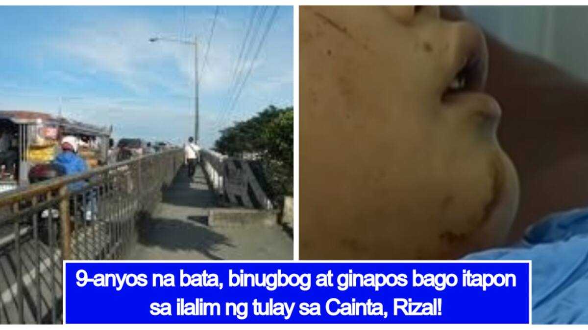 Batang babae, natagpuang bugbog-sarado at nakatali sa ilalim ng tulay ...