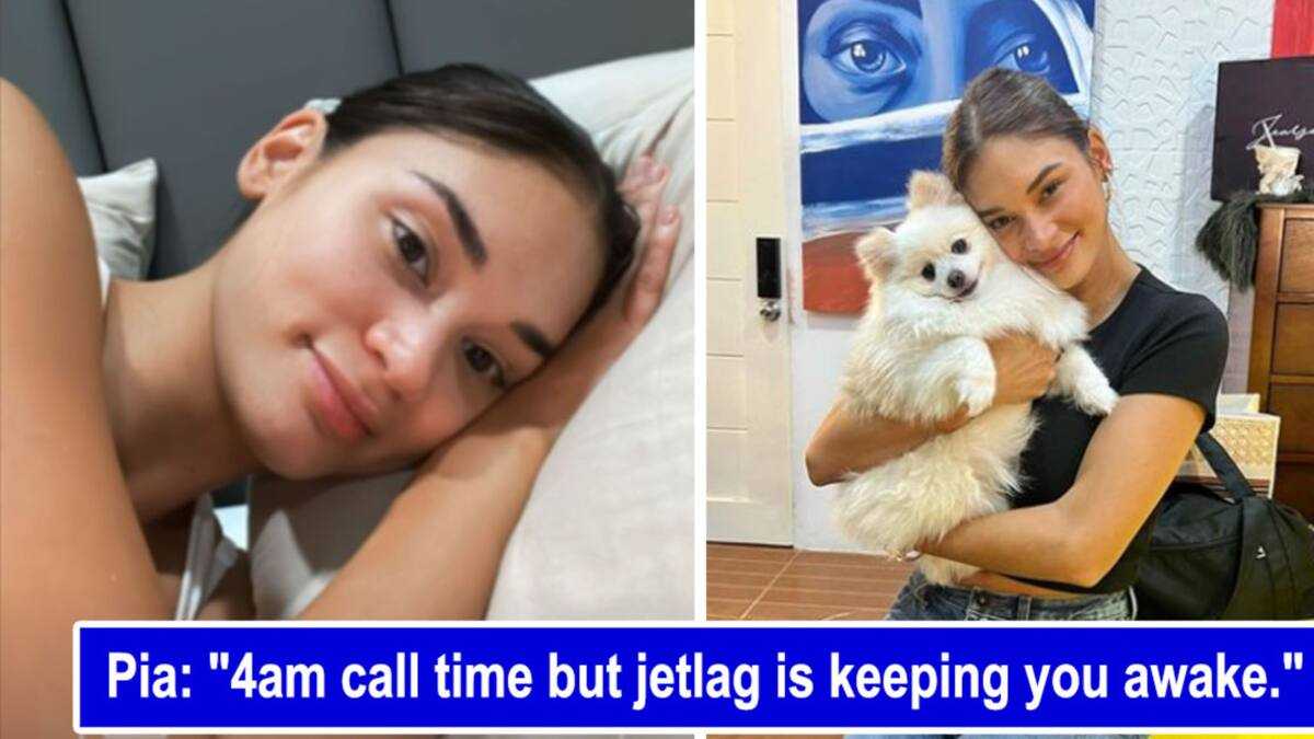 Pia Wurtzbach, di makatulog dahil sa jetlag: "4am call time" - KAMI.COM.PH