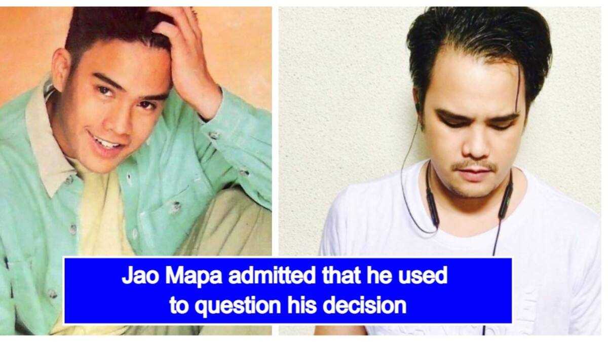 Jao Mapa believes he made the right decision to leave showbiz - KAMI.COM.PH