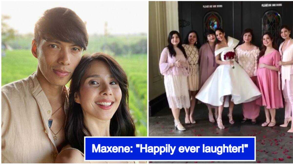 Maxene Magalona posts wedding pics with in-laws, family amid rumored ...