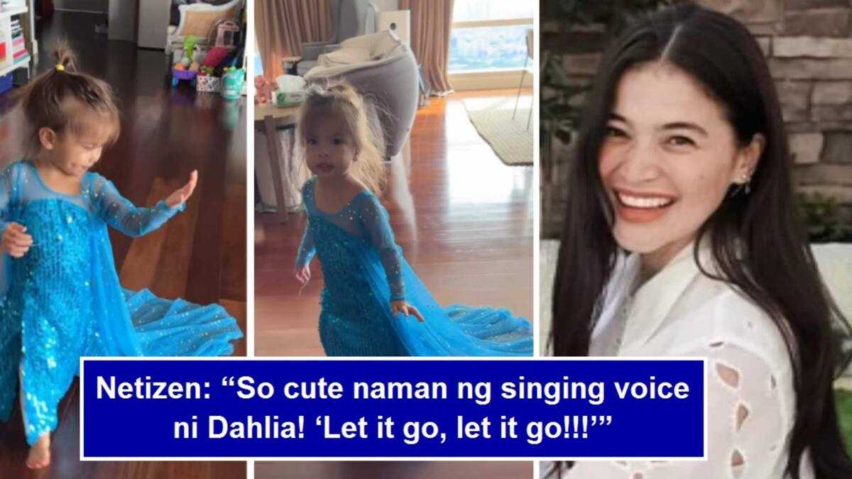 Video of baby Dahlia Heussaff dressed as Elsa of 'Frozen,' singing 'Let ...