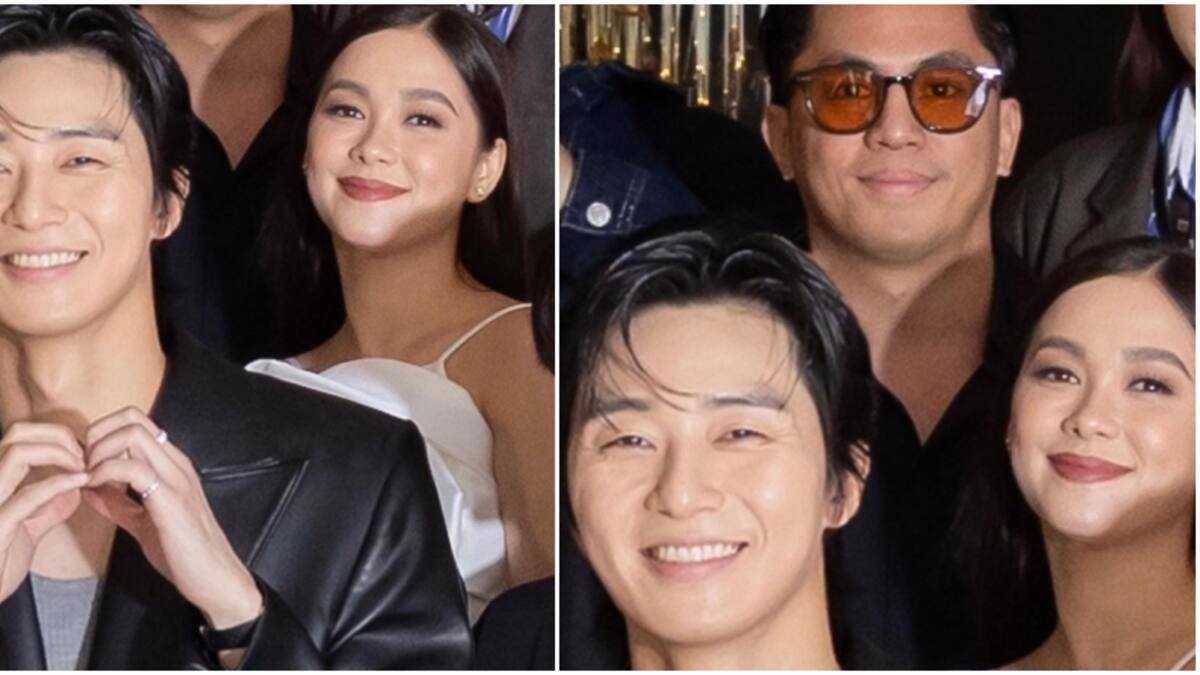 Maja Salvador, masayang ibinahagi ang litrato niya kasama ang Korean actor na si Park Seo Joon ...