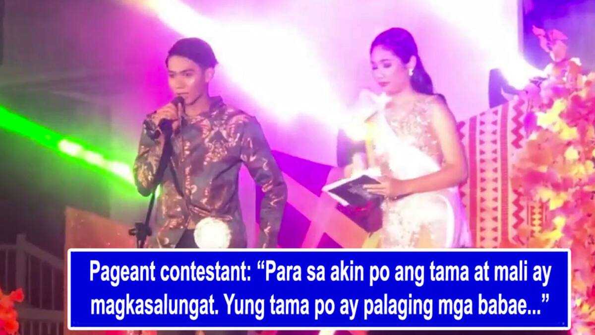 Video ng pageant contestant na sinagot kelan nagiging tama ang mali ...
