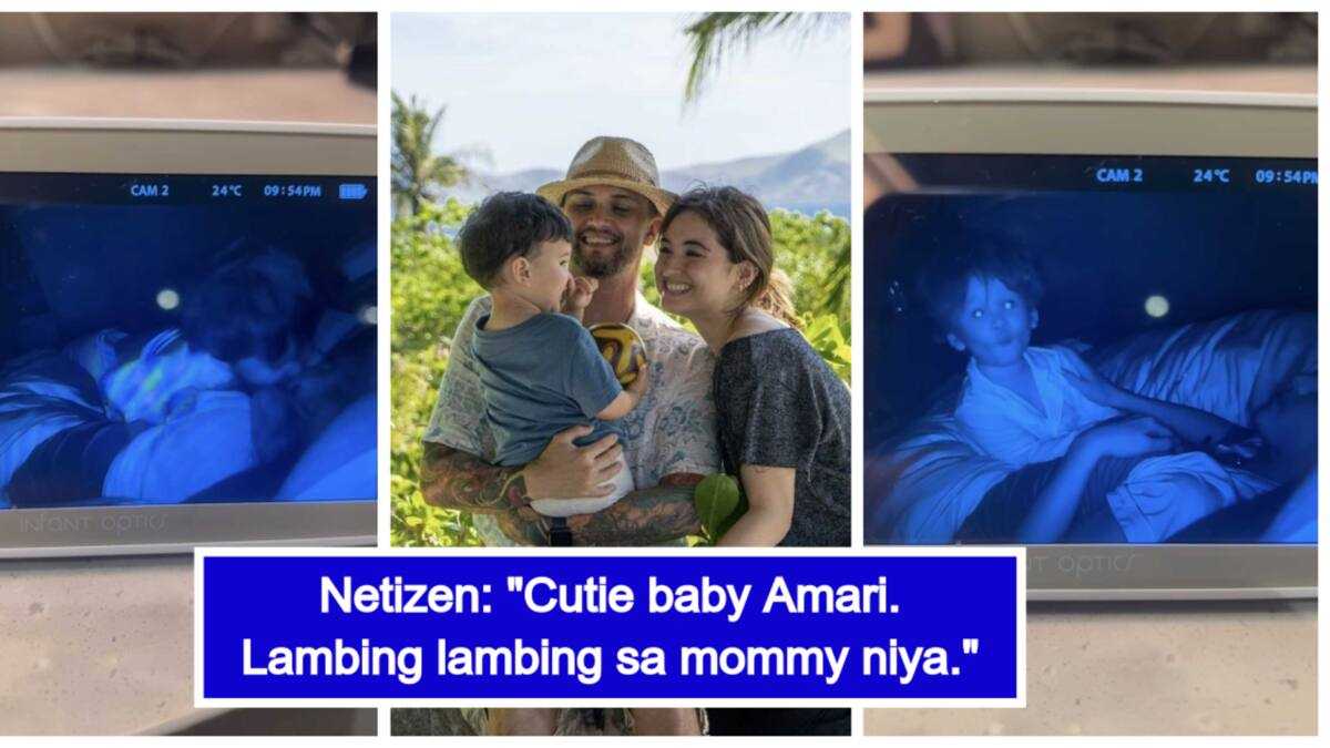 Billy Crawford posts baby monitor video of Amari: "Still the sweetest ...