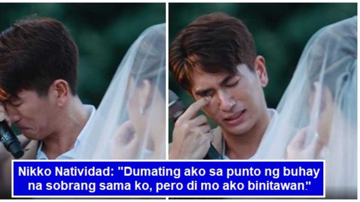 Nikko Natividad cries during wedding while recalling how his partner ...