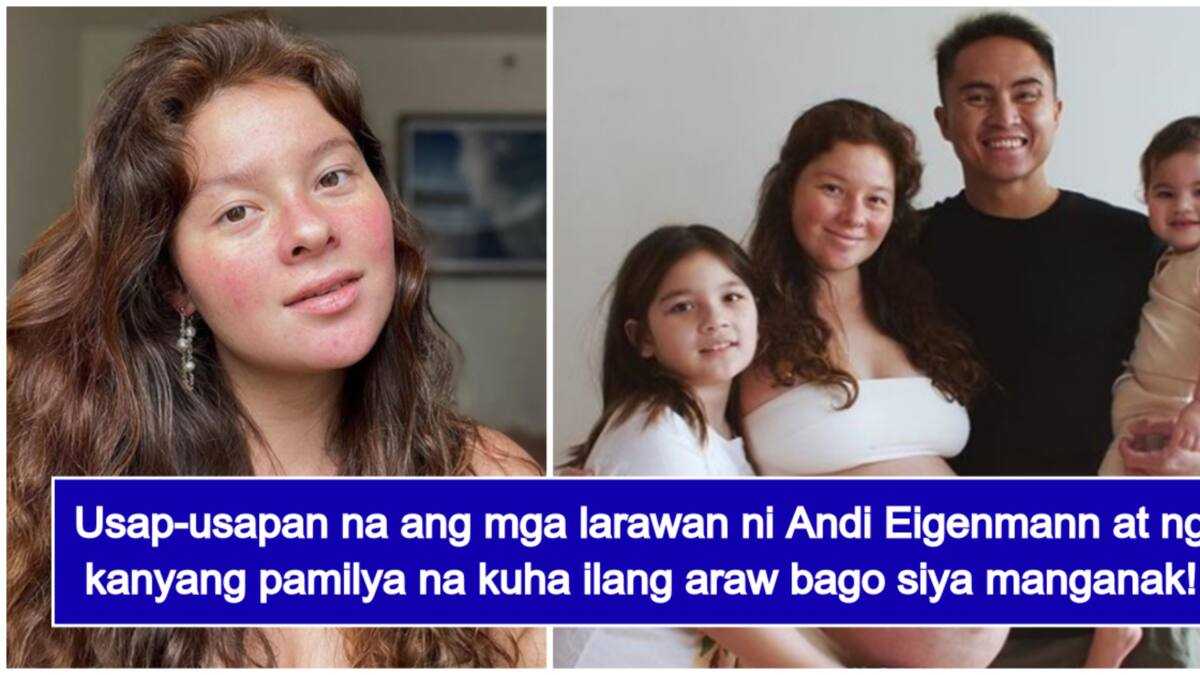 Andi Eigenmann’s new family photos taken before she gives birth wow ...