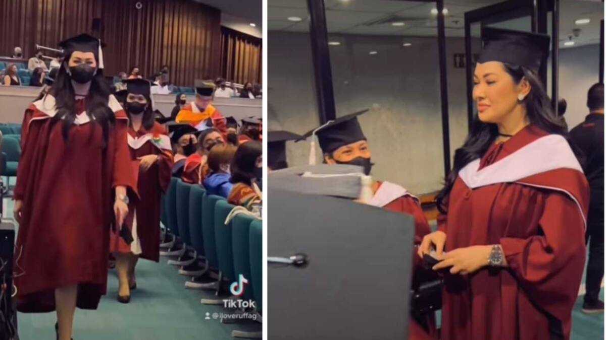 Ruffa Gutierrez, nagbahagi ng video mula sa kanyang graduation ceremony ...