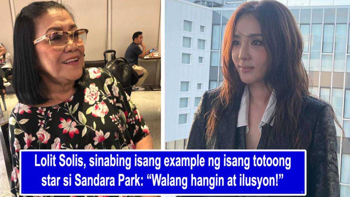 Lolit Solis, sinabing isang example ng isang totoong star si Sandara ...