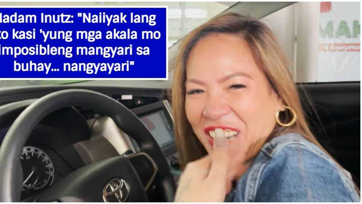 Madam Inutz, emosyonal nang mabili ang una niyang sasakyan - KAMI.COM.PH