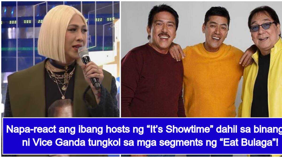 Vice Ganda suddenly praises ‘Eat Bulaga’ segments while hosting ...