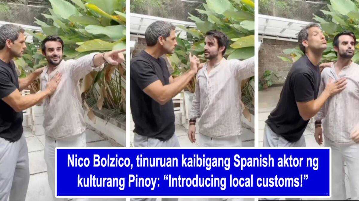 Nico Bolzico, tinuruan kaibigang Spanish aktor ng kulturang Pinoy ...
