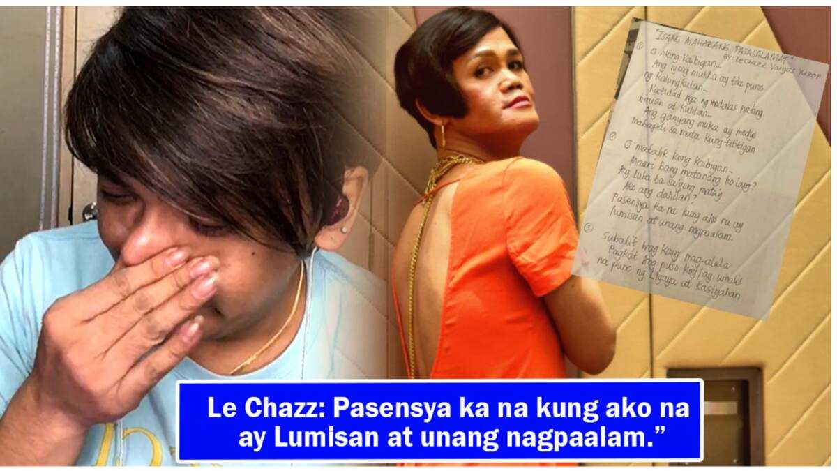 Le Chazz, nag-iwan ng mensahe at tula para sa kanyang bestfriend - KAMI ...