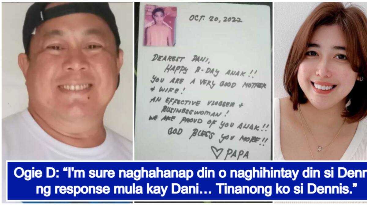 Reaksyon umano ni Dennis Padilla sa di pag-reply ni Dani Barretto sa greeting niya, ibinahagi ni ...