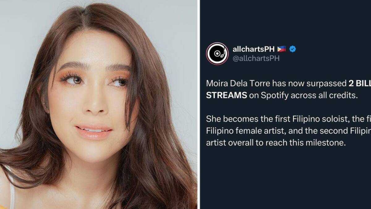 Moira dela Torre, proud na shinare achievement bilang unang Pinoy naka-2 billion streams sa ...