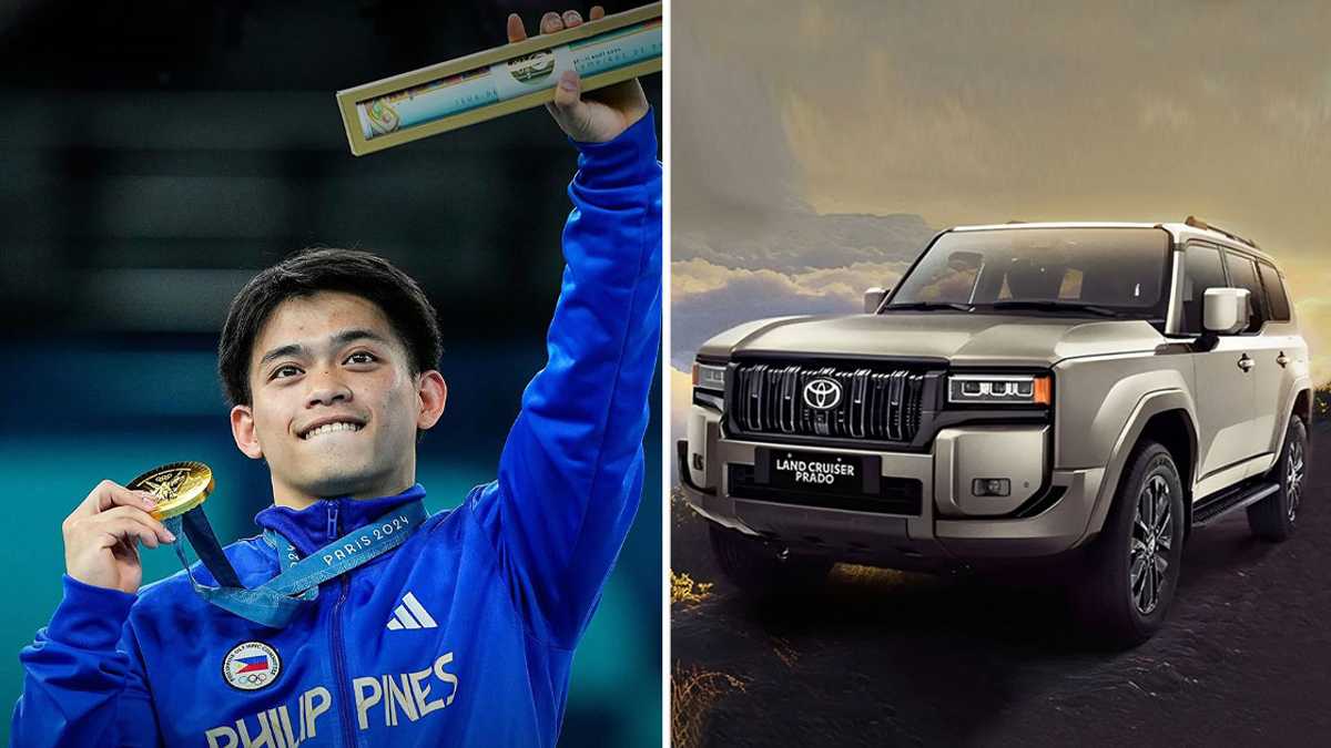 Carlos Yulo, may bago at bonggang Land Cruiser na mula Toyota Motor ...