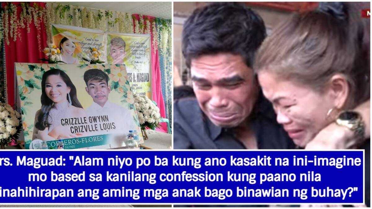 Ina ng Maguad siblings nang makaharap ang mga suspek; Ina ng Maguad siblings nang makaharap ang mga suspek;