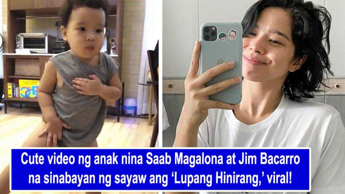 Cute video ng anak nina Saab Magalona at Jim Bacarro na sinasabayan ng ...
