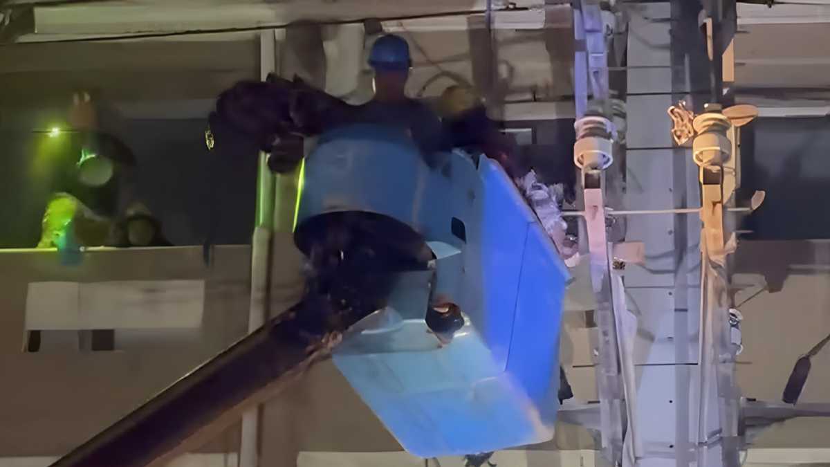 Mentally-challenged man rescued from electric pole after climb in ...