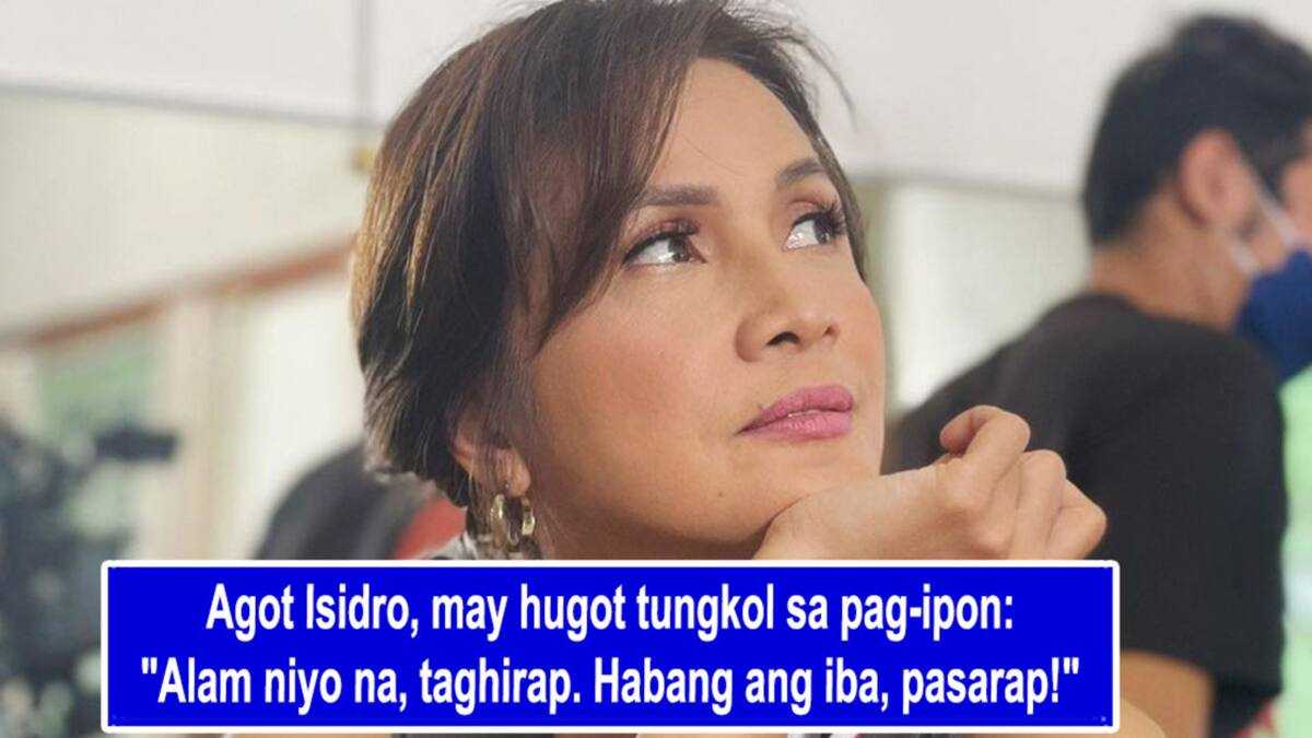 Agot Isidro, may hugot tungkol sa pag-ipon: "Alam niyo na, taghirap ...