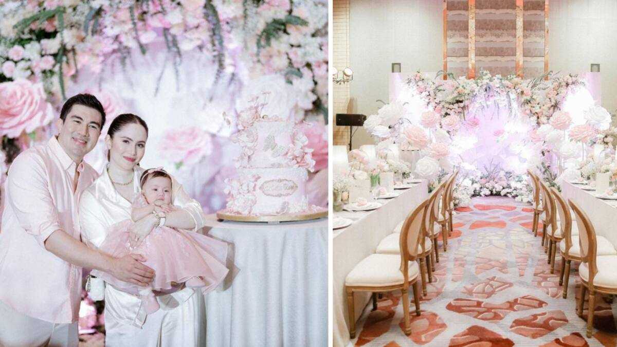 Pics of Jessy Mendiola, Luis Manzano's daughter Rosie’s lovely baptism ...