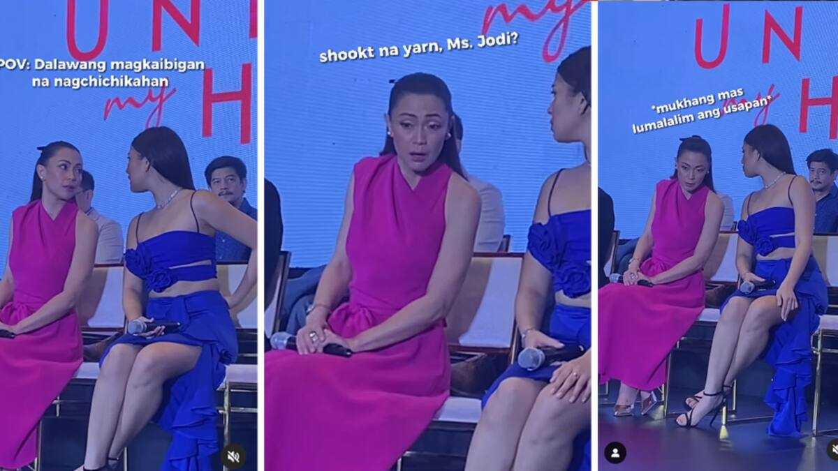 Video ni Jodi Sta. Maria at Gabbi Garcia na nasa "marites" mode ...
