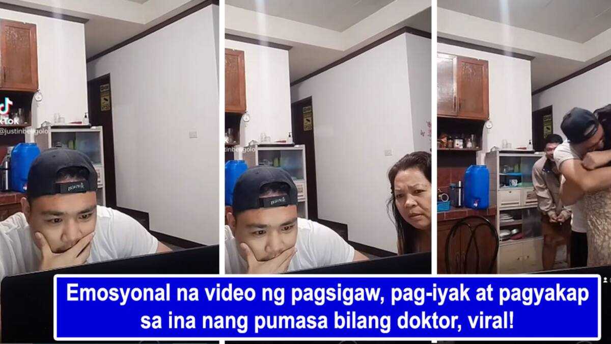 Emotional video ng pagsigaw at pag-iyak ng mag-ina nang pumasa sa ...