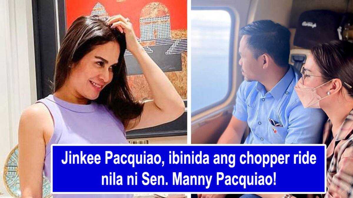 Jinkee Pacquiao, ibinida ang chopper ride nila ni Sen. Manny Pacquiao ... Jinkee Pacquiao, ibinida ang chopper ride nila ni Sen. Manny Pacquiao ...
