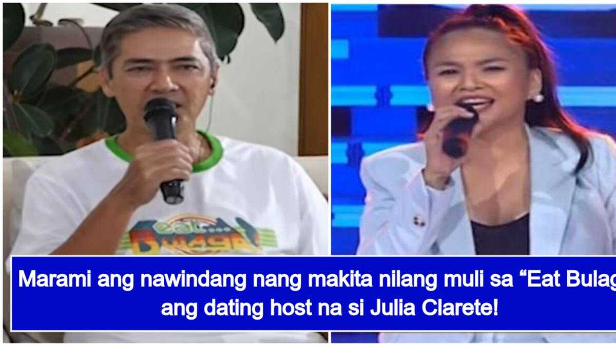 Julia Clarete’s appearance on the recent episode of ‘Eat Bulaga’ goes ...