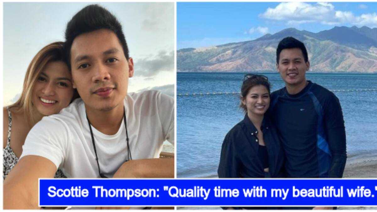 Scottie Thompson, ibinida ang mga litrato nila ng misis niyang si Jinky ...