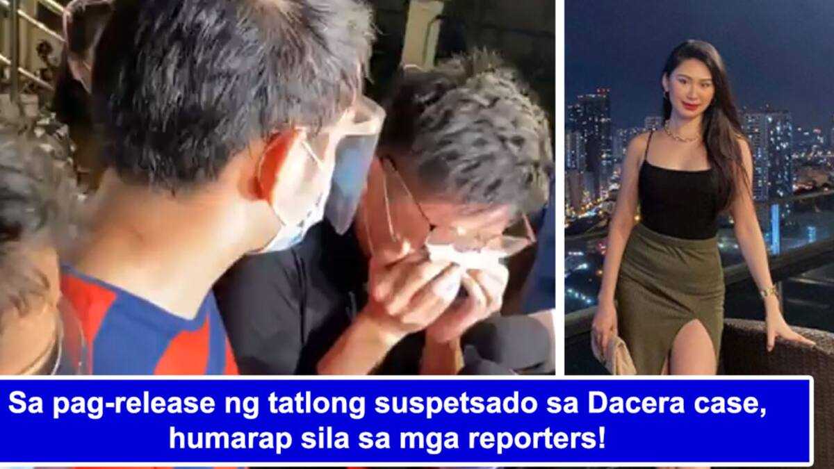 Video of release of three suspects in Christine Dacera case from police ...