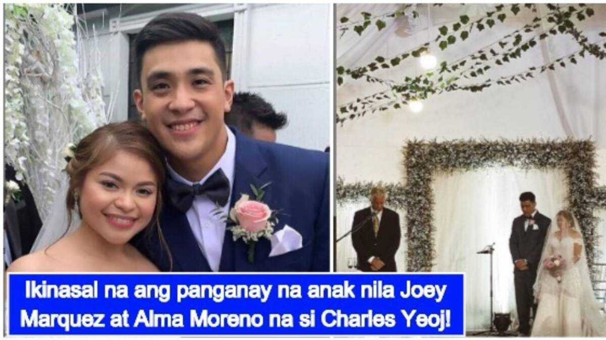 Joey Marquez and Alma Moreno’s eldest son is now married to his ...