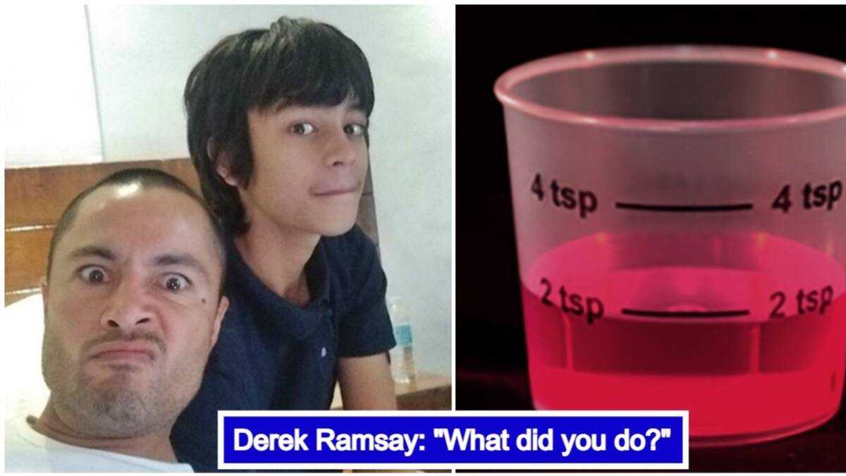 Derek Ramsay roasts son, Austin Ramsay for his medication mix-up - KAMI ...