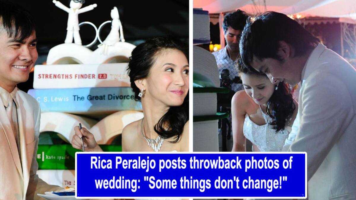 Rica Peralejo posts throwback photos of wedding: "Some things don't ...
