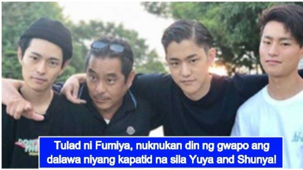 Meet Fumiya Sankai's two equally handsome brothers, Yuya and Shunya ...