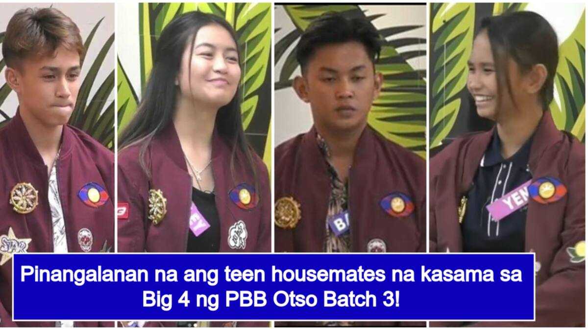 Names of PBB Otso Batch 3 Teen Big 4 finally announced - KAMI.COM.PH