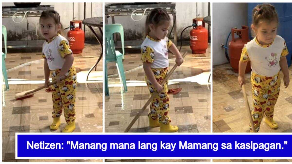 Video of Pokwang's daughter Malia O'Brian cleaning goes viral - KAMI.COM.PH