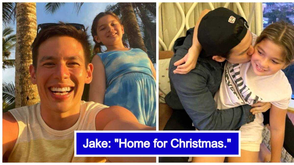 Video of Jake Ejercito reuniting with Ellie Eigenmann for the holidays ...