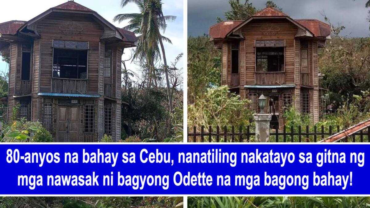 80-anyos na bahay sa Cebu, nanatiling nakatayo sa gitna ng nawasak na ...
