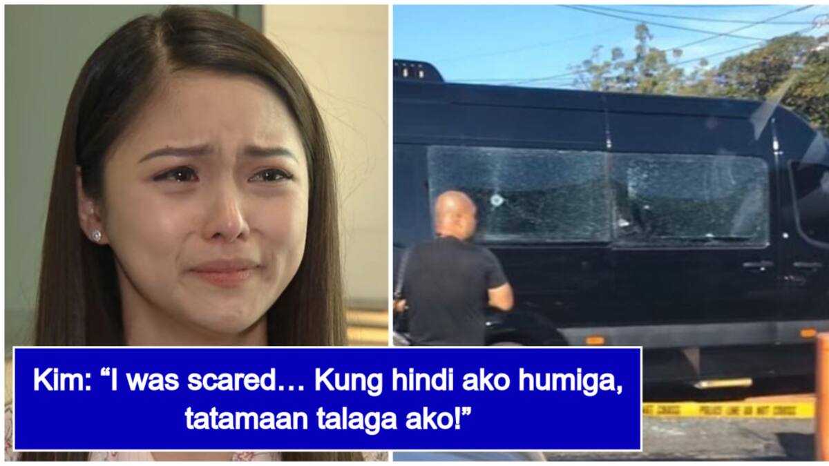 Kim Chiu cries hard as she explains how her car was repeatedly shot by ...
