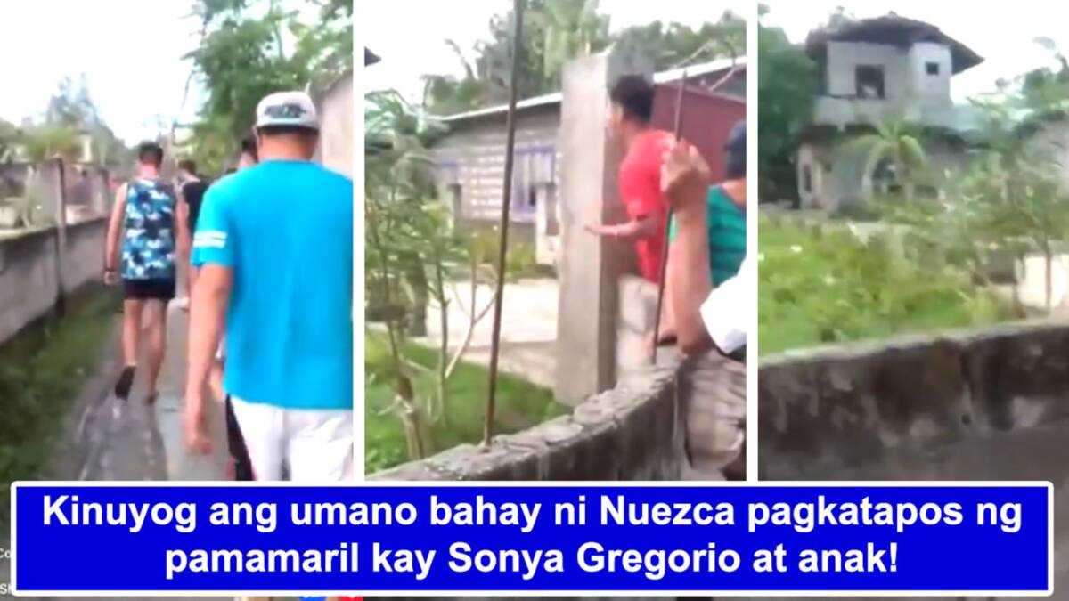 Kinuyog! Video of men gathering outside home of Jonel Nuezca after shooting Gregorio surfaces ...