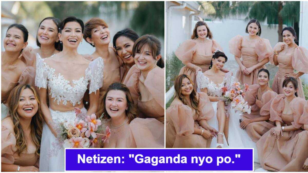Glaiza de Castro's lovely portraits with her bridesmaids go viral - KAMI.COM.PH